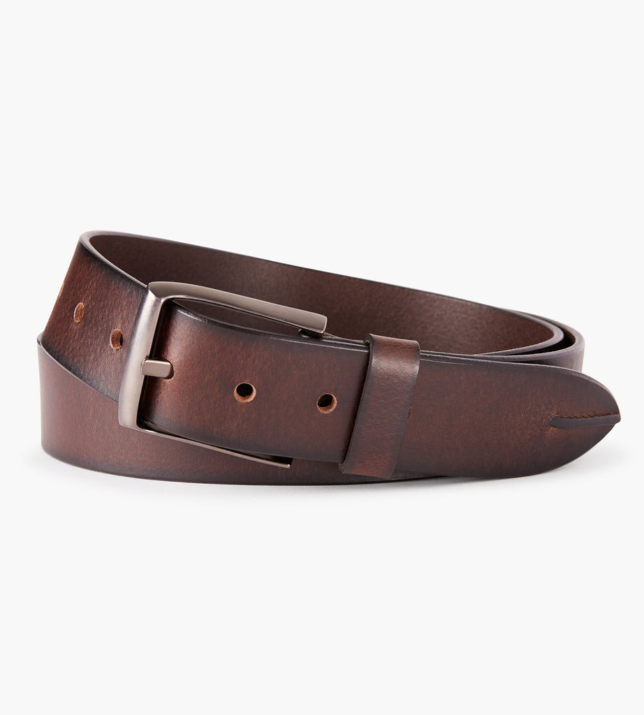 Heavy Weight Fancy Tip Leather Belt | Britches | Mr. Big & Tall Men's ...